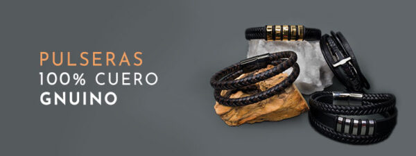 Pulseras de cuero - Gnuino Perú